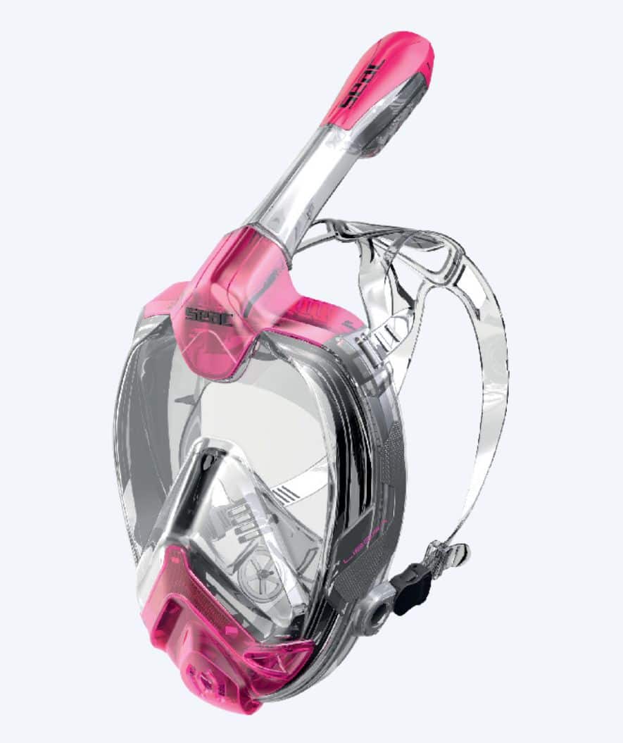 SEAC full face snorkelmaske til voksne - Libera S/M - Rosa